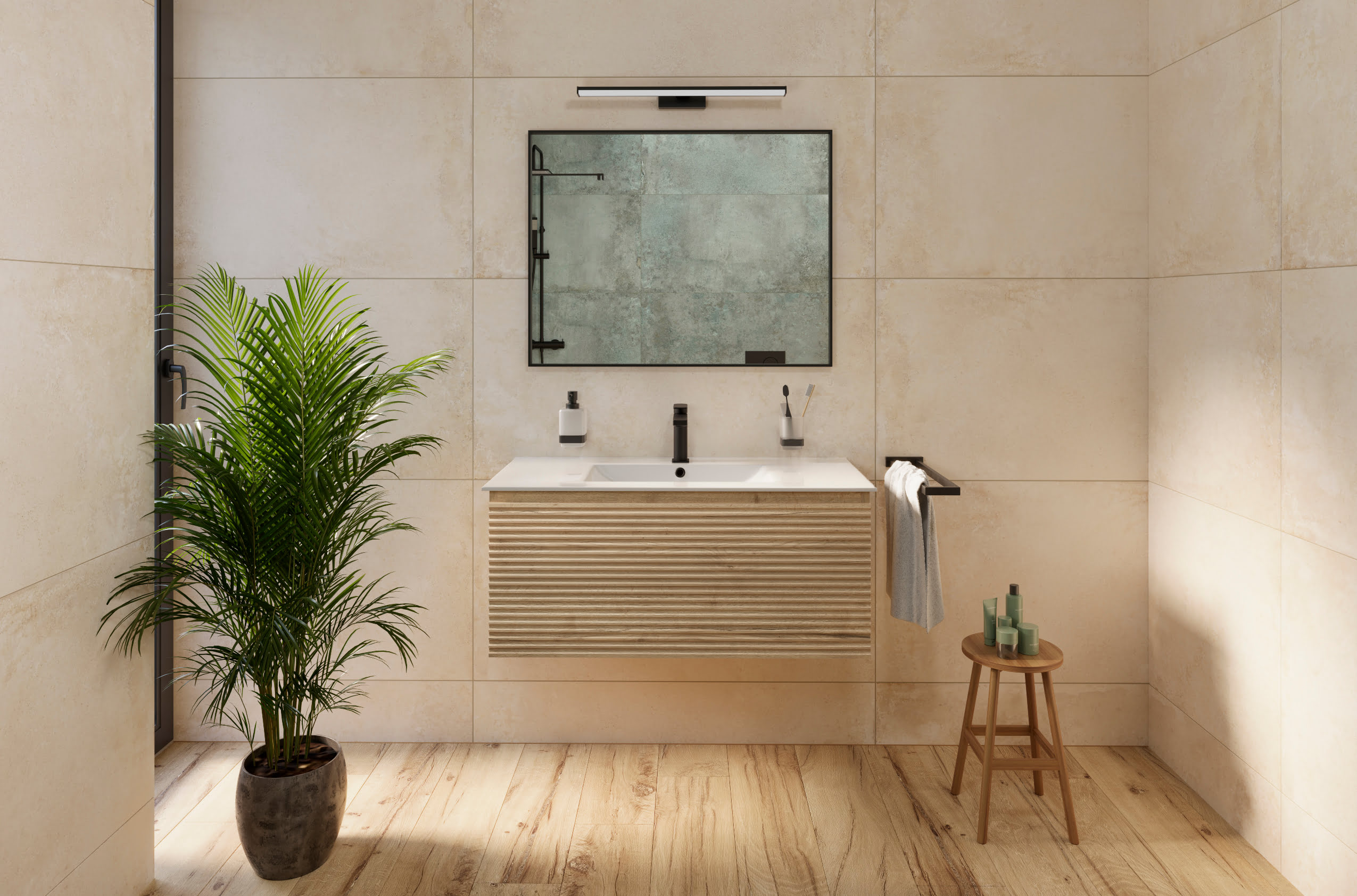 Salle de bain moderne et atypique ? Découvrez le style Tropical-Chic
